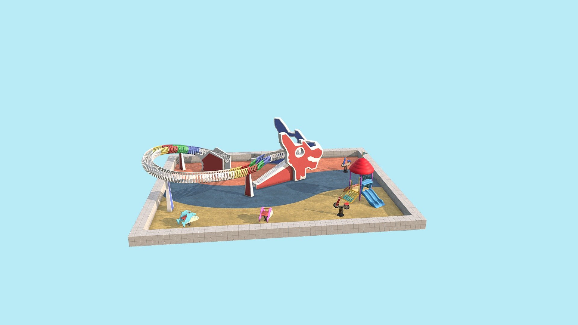 Dragon Playground - 3D model by Doodle Bunny (@thedoodlepeople ...