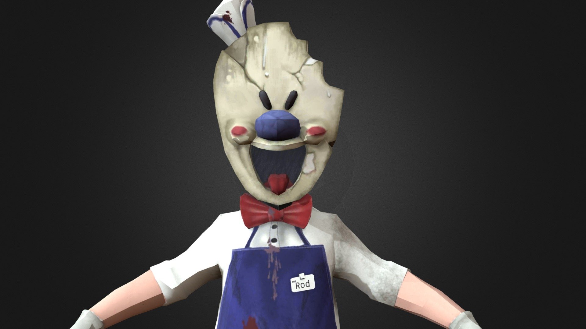 Ice Scream Man - Download Free 3D model by MoAbuAkb [034345c] - Sketchfab