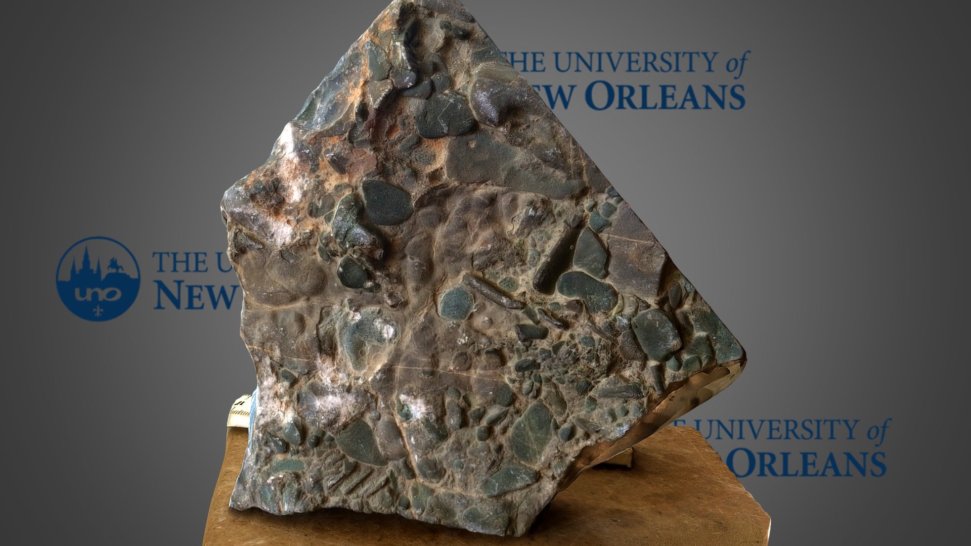 Mudstone rip-up clasts in hand sample - Download Free 3D model by ...