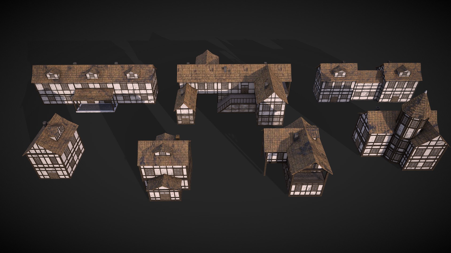 Medieval House Pack [2K] - Buy Royalty Free 3D model by Andrej Grave ...