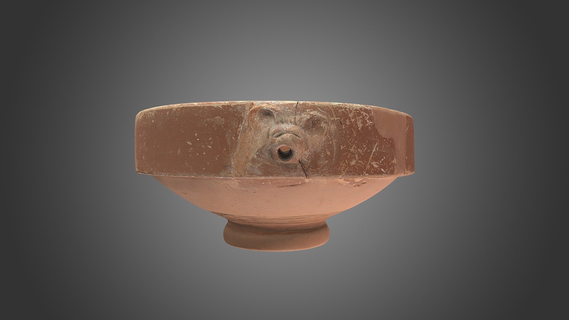 Mortarium with bat head - 3D model by English Heritage ...