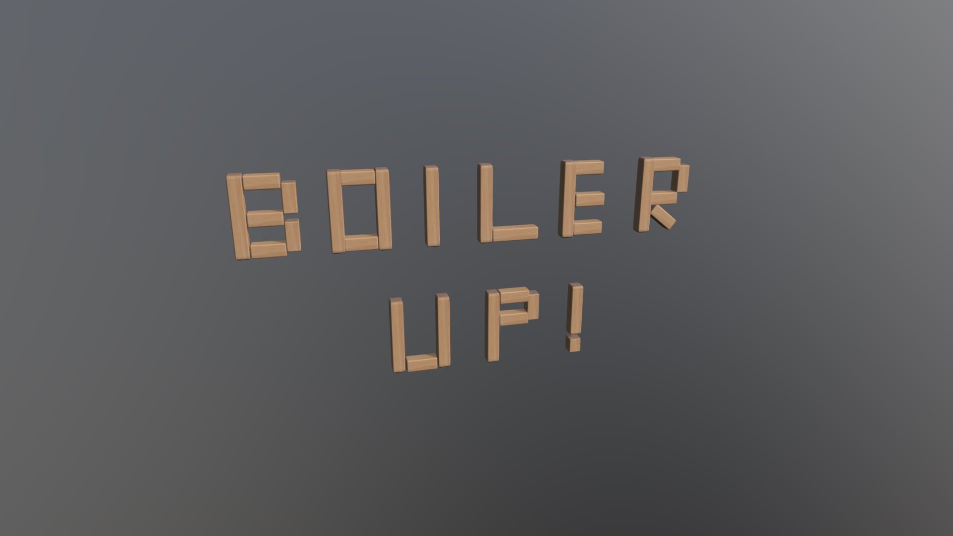 Boiler Up! - 3D model by knapp3d [0349b29] - Sketchfab