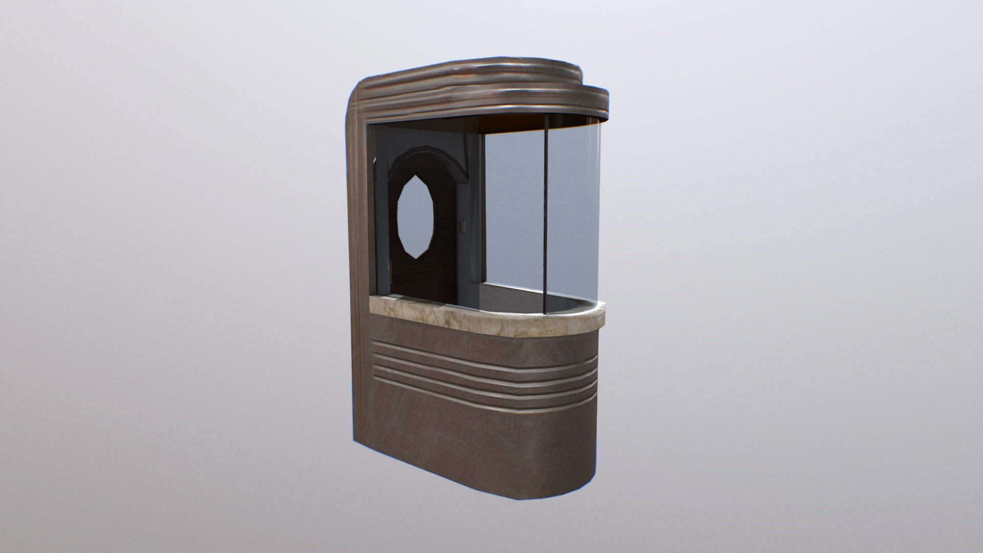 Museum Ticket Booth - 3D model by Charlotte Kimberly Andreassen ...
