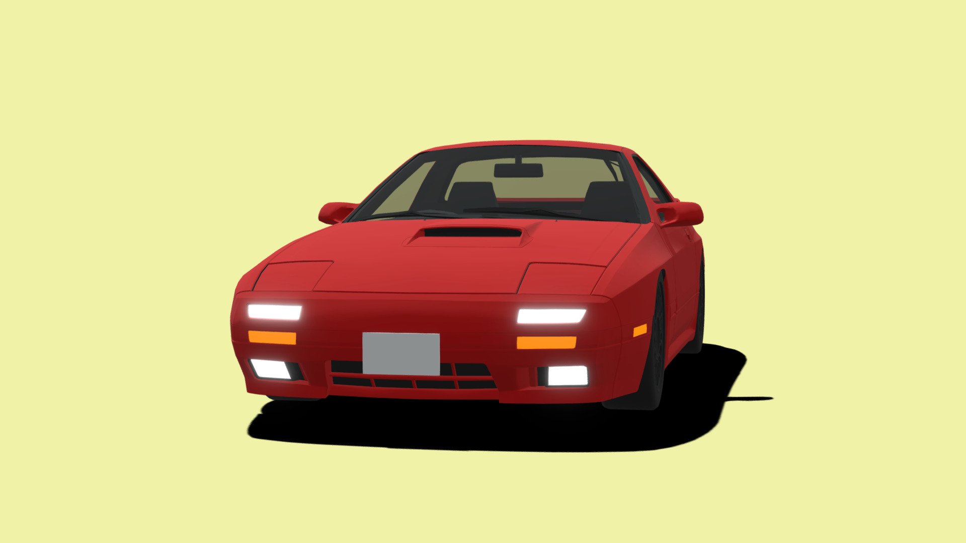 TOON Japan : Mazda RX-7 Savanna - Download Free 3D model by LePoint_BAT ...
