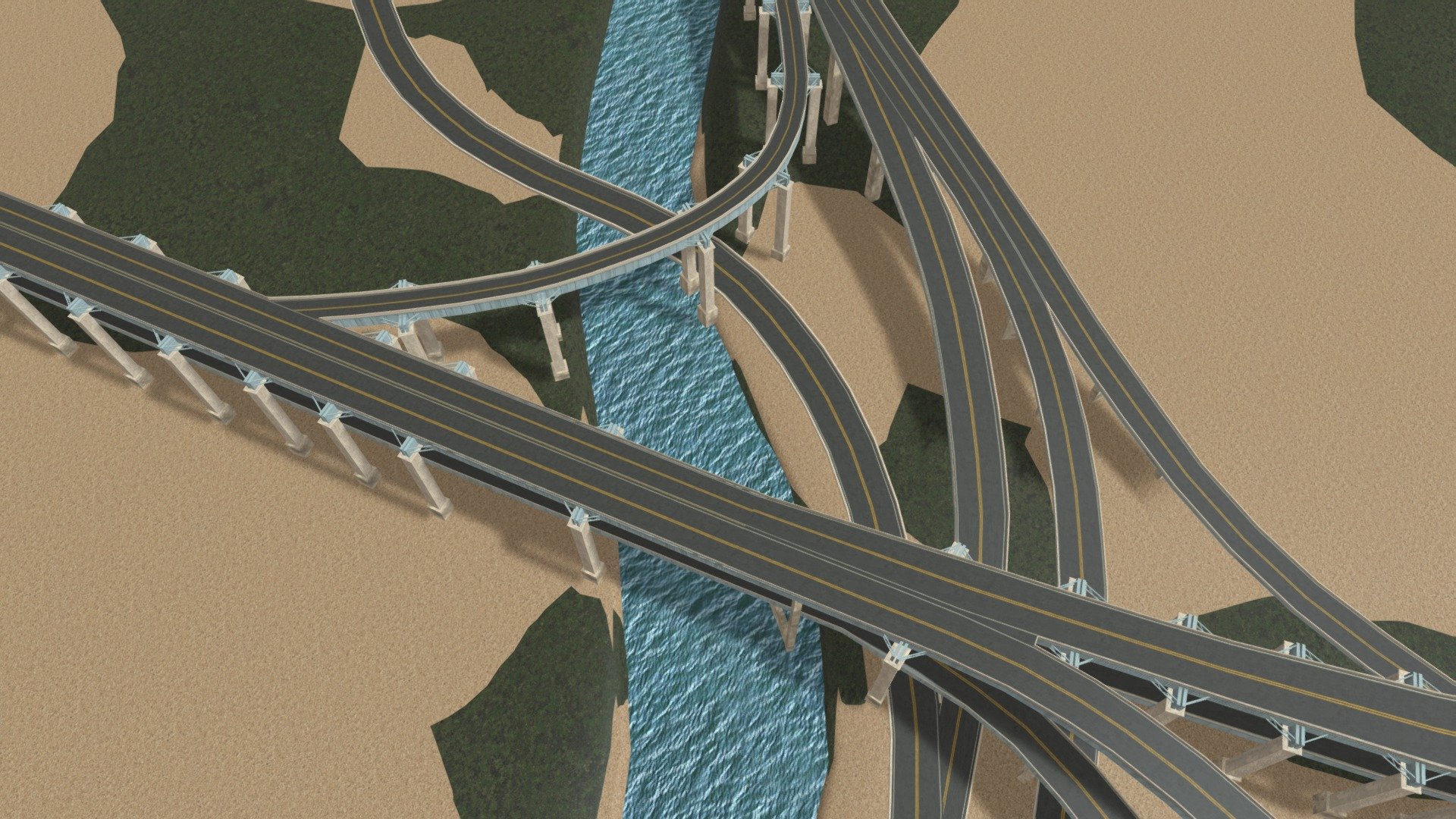 Waterbury Bridge - 3D model by MissionCIT [034adf1] - Sketchfab