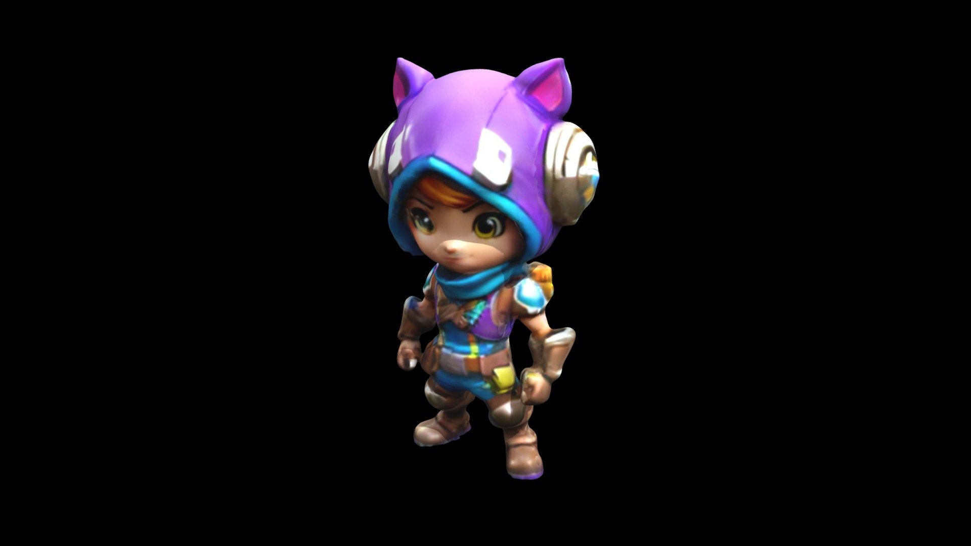 Splatoon 3 character "Inkling Striker" - Download Free 3D model by ...