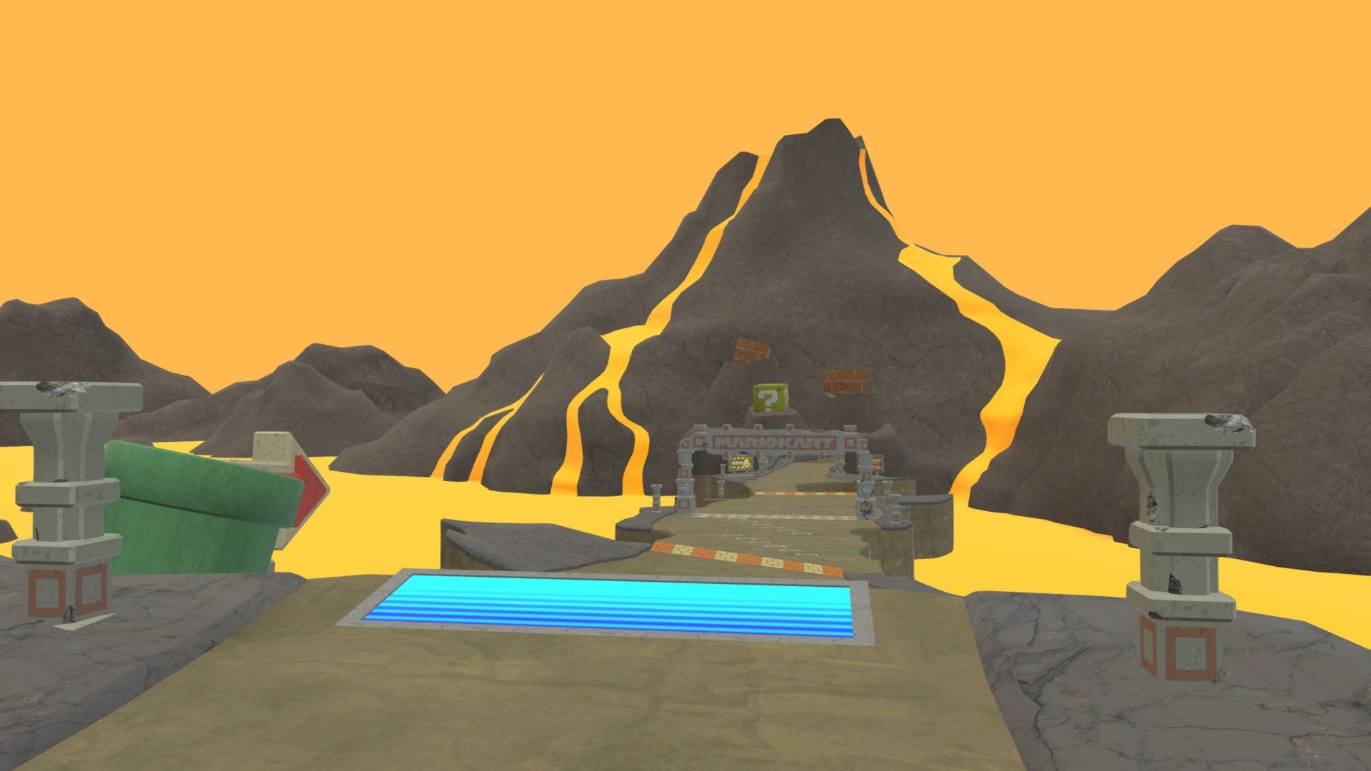 Wii Grumble Volcano - Download Free 3D model by Polygonal_64 ...