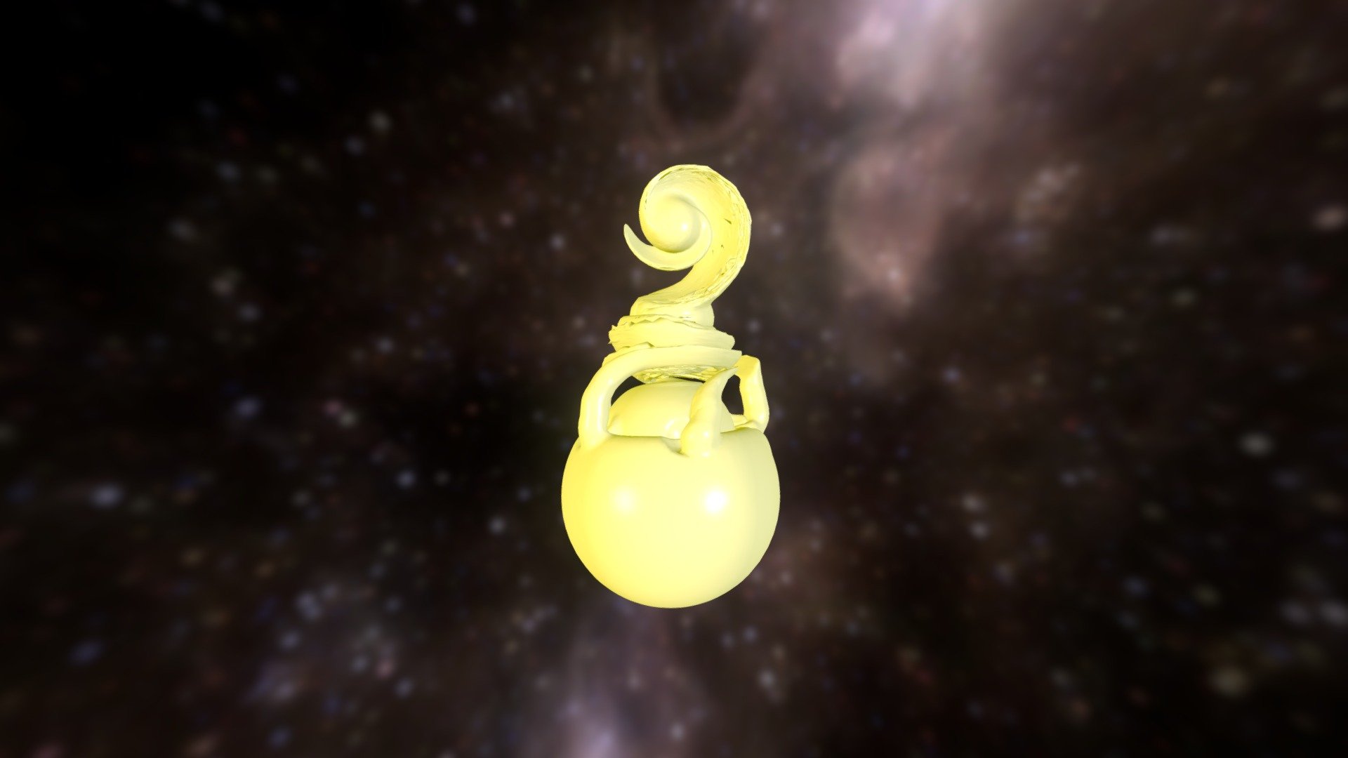 test ? double spheres and spirals , hatching ovi - 3D model by ...