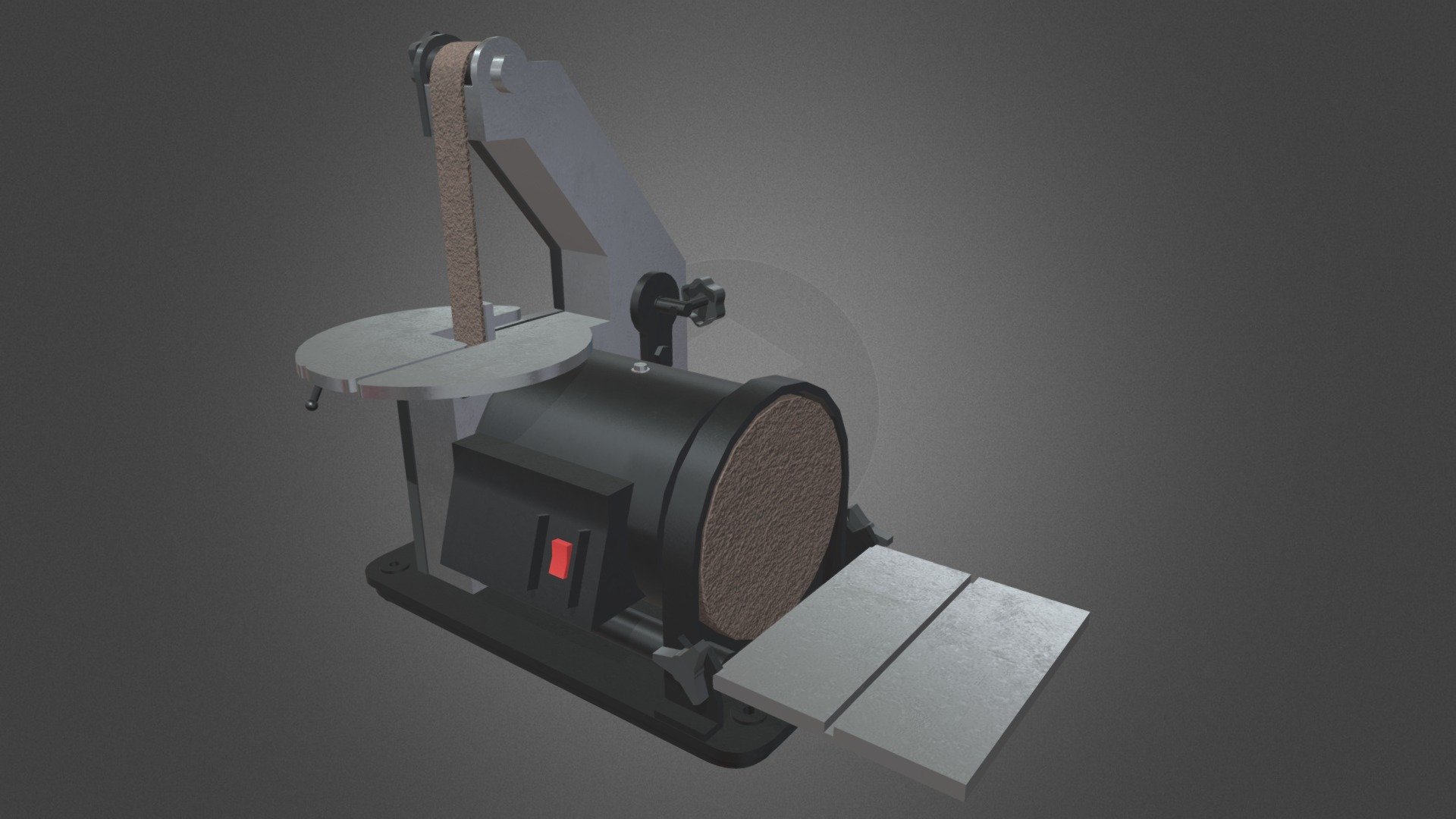 Belt/Disk Sander - 3D model by Colby Woodard (@ColbyWoodard) [035154d ...