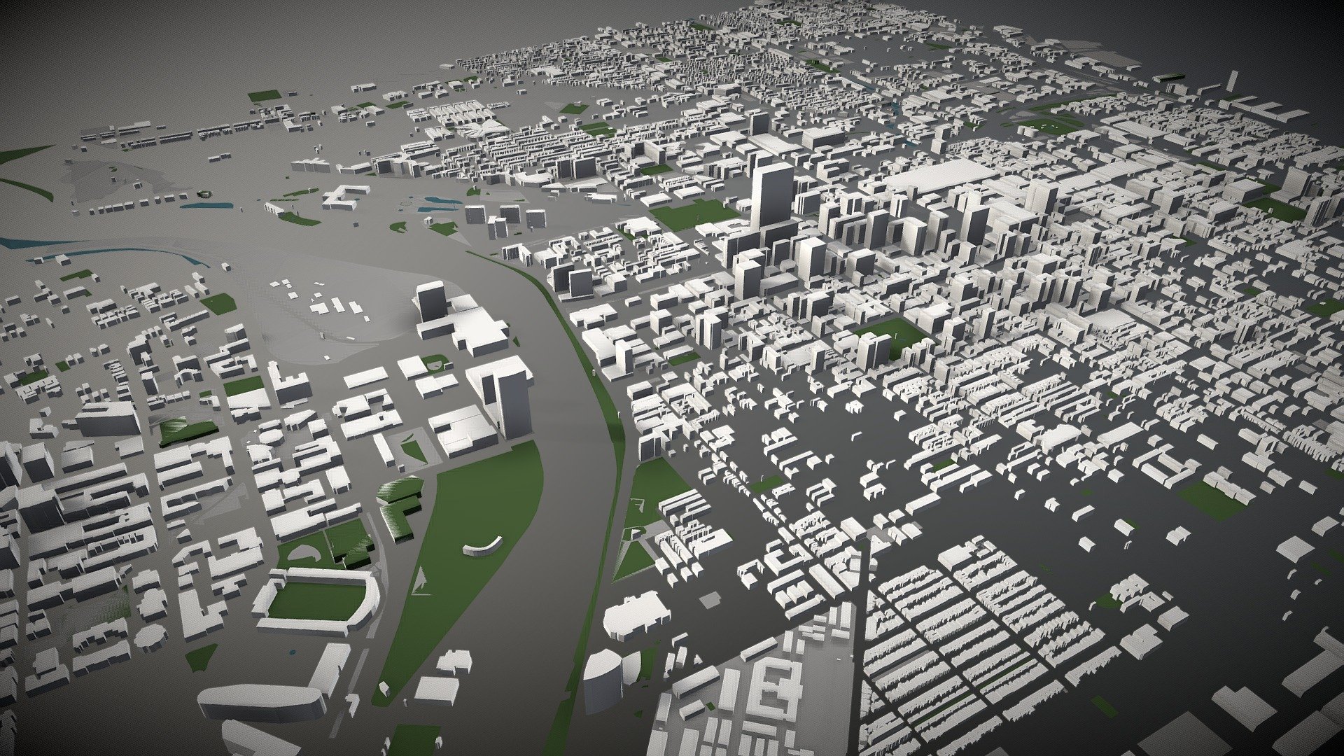 Philadelphia USA - Mass buildings - Buy Royalty Free 3D model by Jinda ...