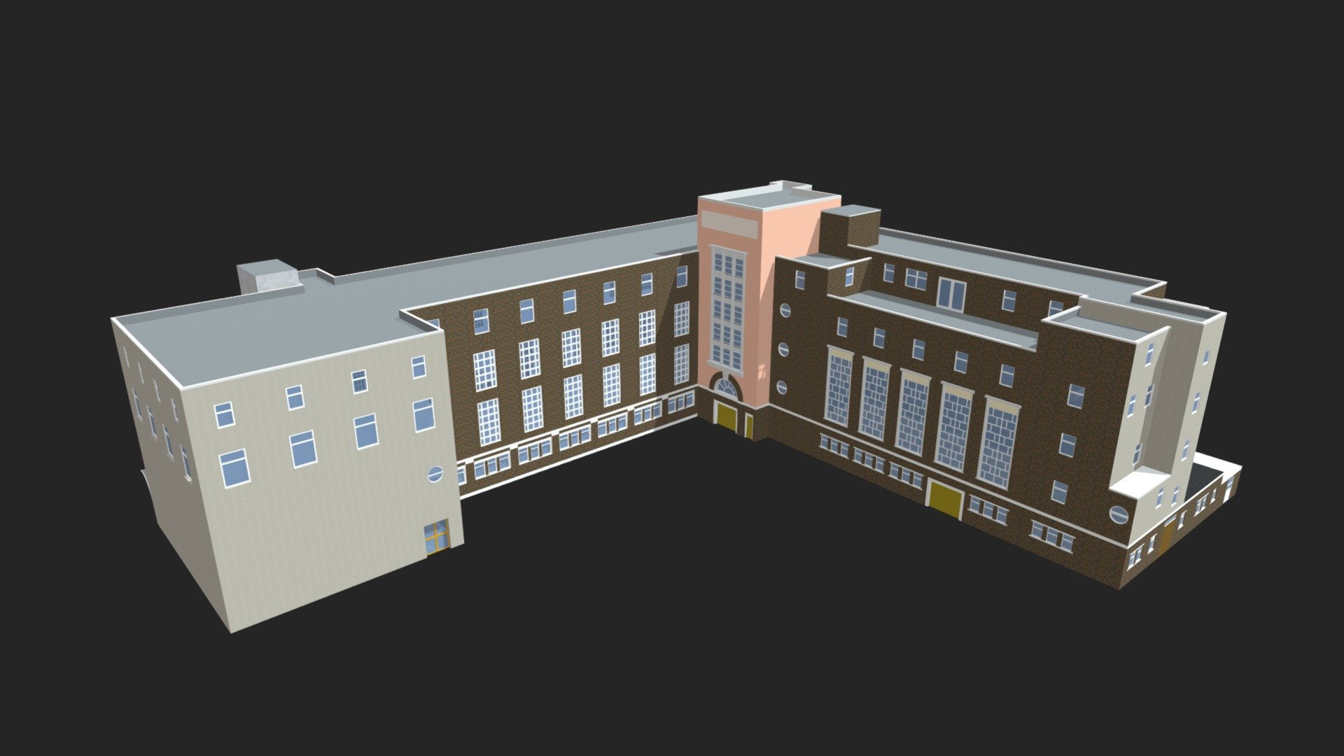 Nuffield Building - 3D model by Hughes_and_Salvidge [03533f3] - Sketchfab