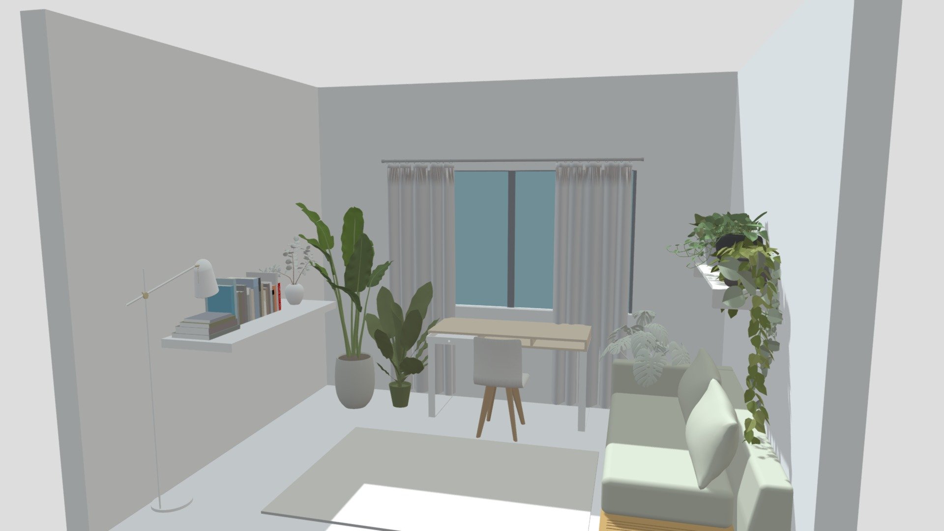 working space - 3D model by erlianatasya [0353a04] - Sketchfab