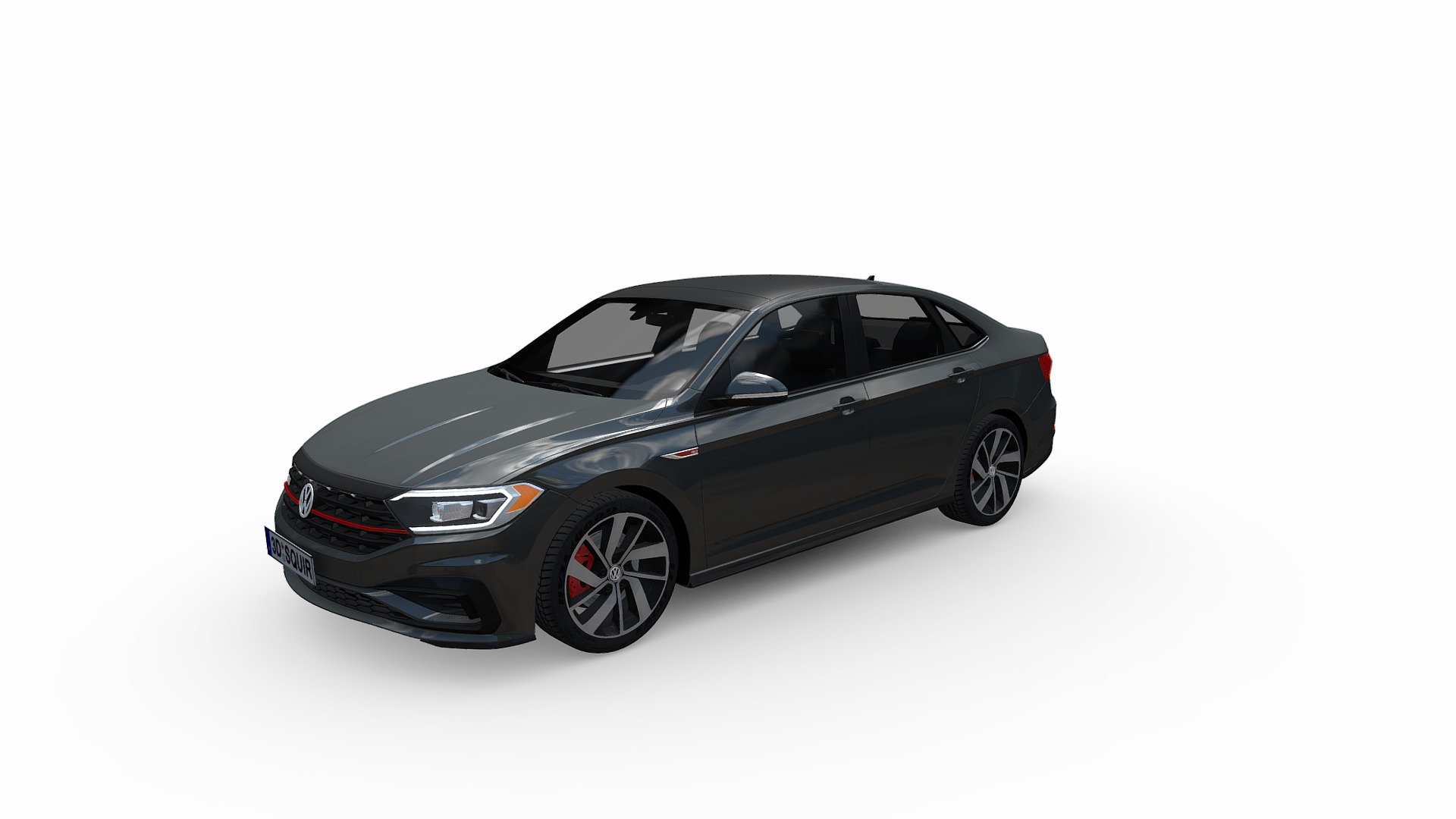 Volkswagen Jetta GLI 2019 - Buy Royalty Free 3D model by SQUIR3D ...