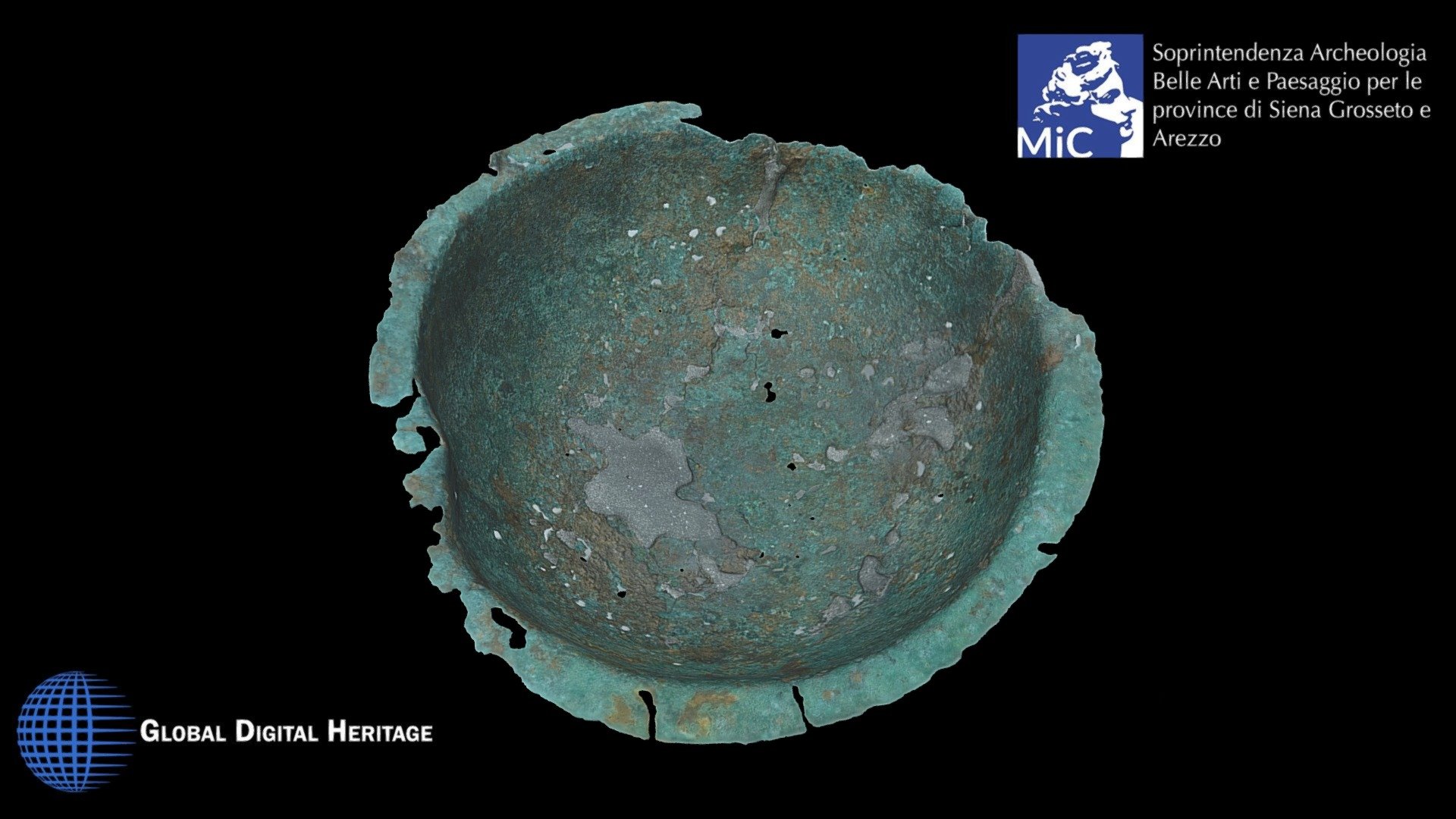 Etruscan central part of bronze shield - Download Free 3D model by ...