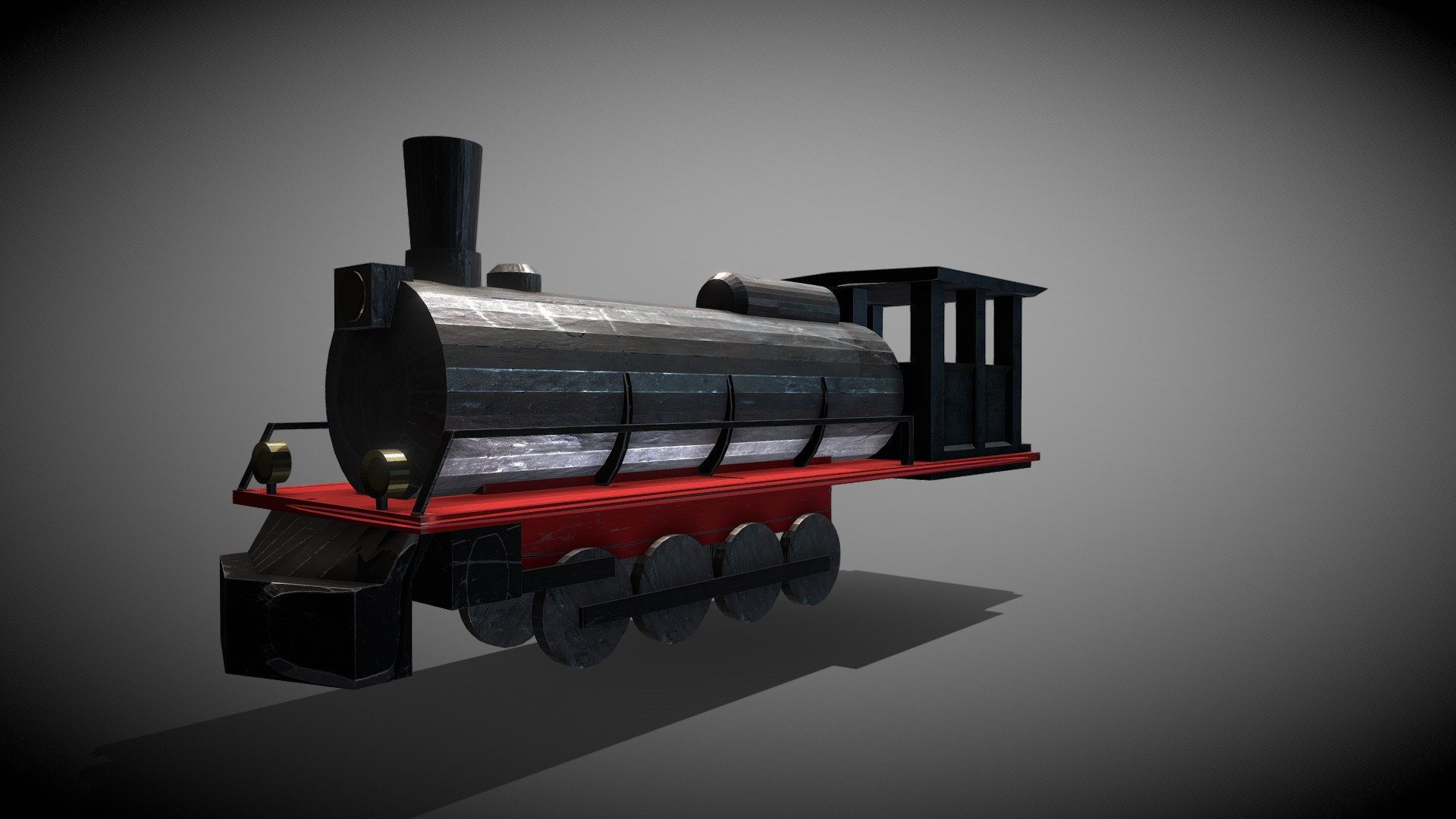 Locomotora Low Poly - 3D model by JustKevin (@mephistox3) [0356704 ...