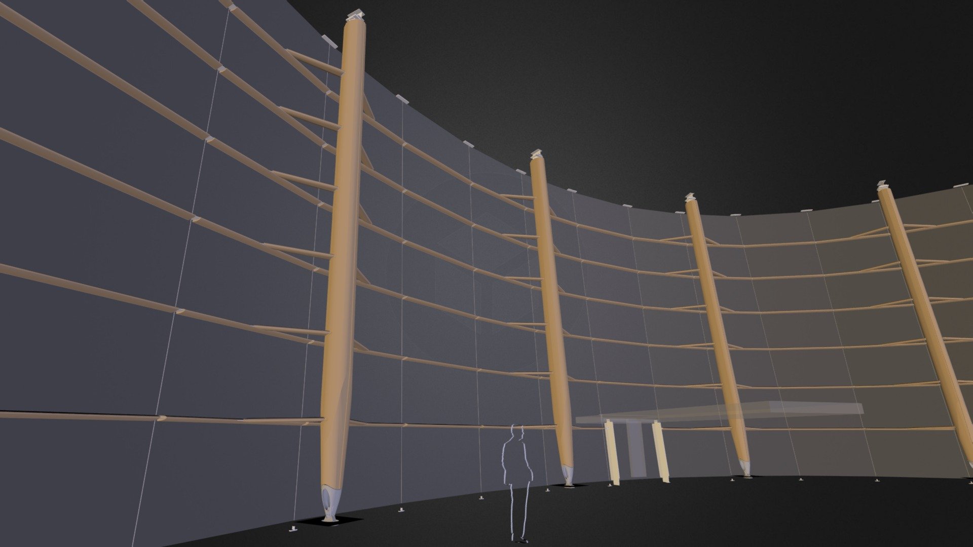 Arena Stage Facade - Download Free 3D model by StructureCraft [0356a42 ...