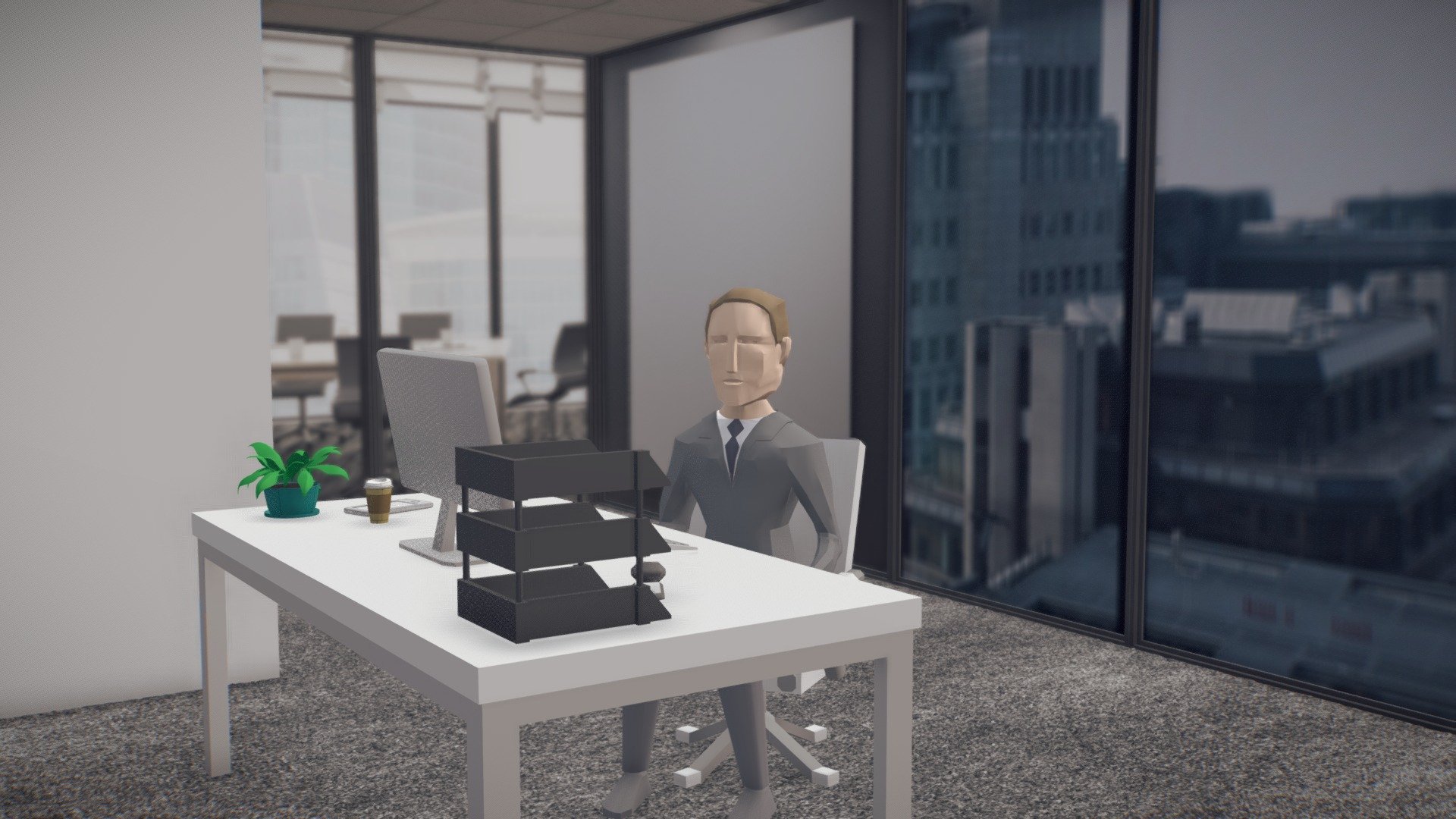 Office - 3D model by ybctv [0357575] - Sketchfab