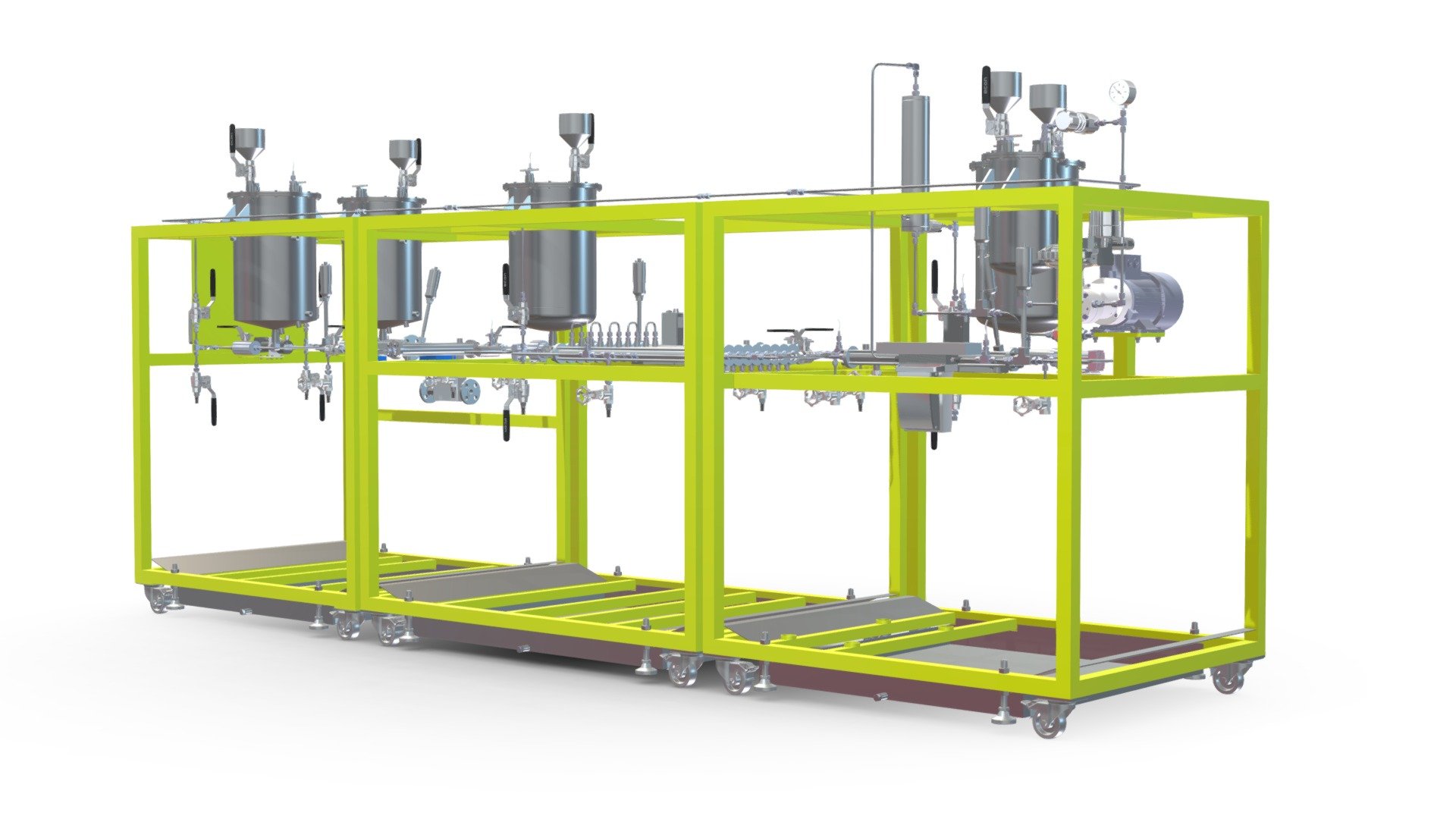 Laboratory scale chemical dosing system - 3D model by Freek de With ...