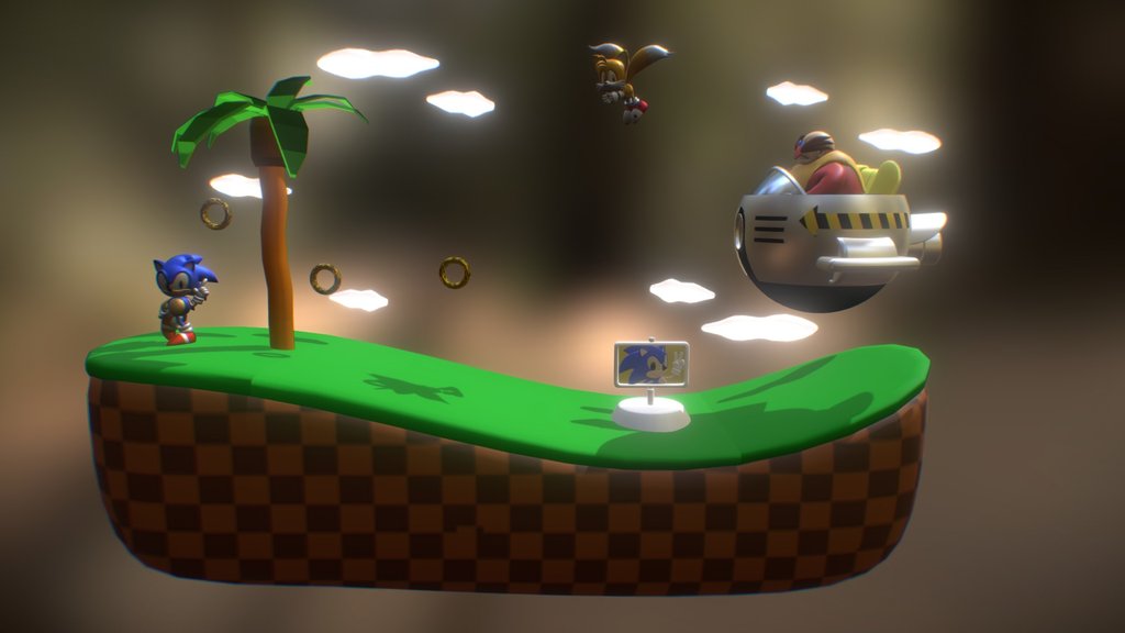 sonic - A 3D model collection by Kwlski2 - Sketchfab
