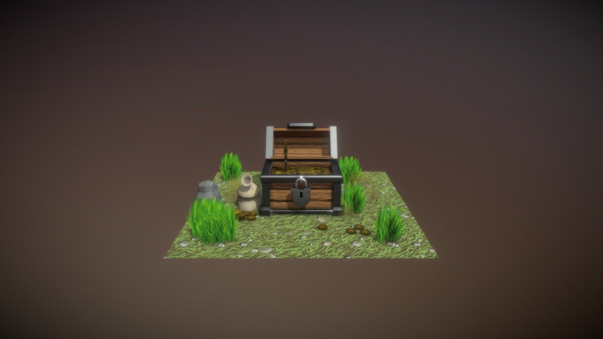 LowPoly Chest - 3D model by Tomas Peralta (@TomasPeralta) [035a58f ...