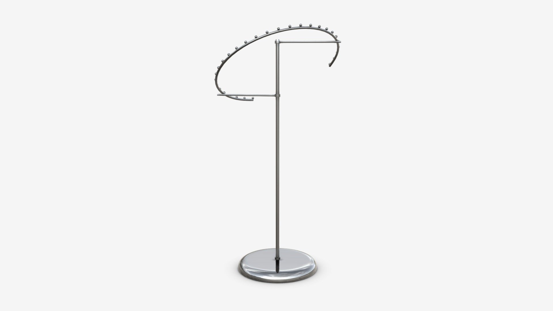 Store Metal Spiral Clothing Rack - Buy Royalty Free 3D model by HQ3DMOD ...