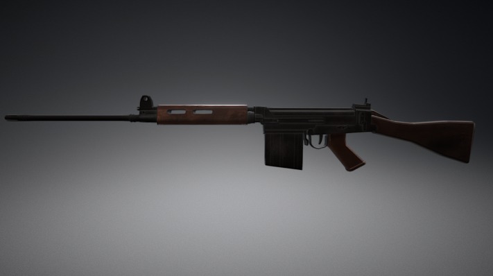 FN FAL - 3D model by RoyalSpymaster [035af92] - Sketchfab