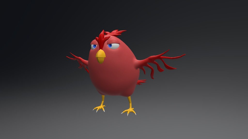 Day 9 Phoenix (Fire Chicken) - 3D model by Gemma Suen (@gemmasuen ...