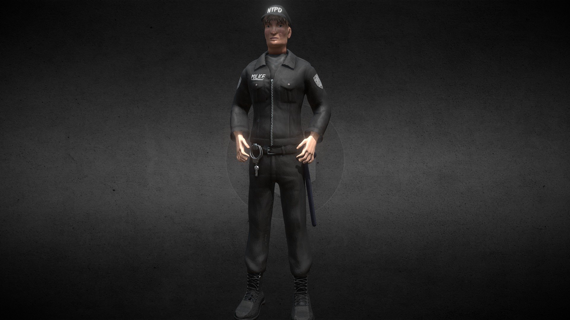 Silent Hill Police Character - Download Free 3D model by Nick.Stark ...
