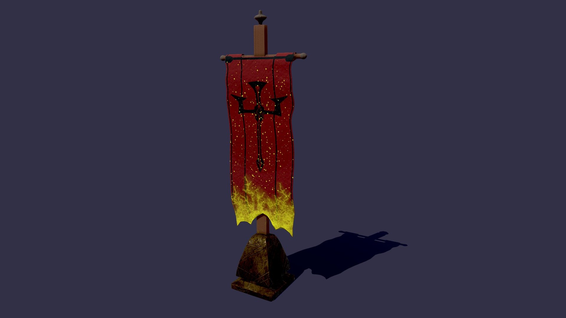 Flag - 3D model by d_Bonzo [035d73b] - Sketchfab