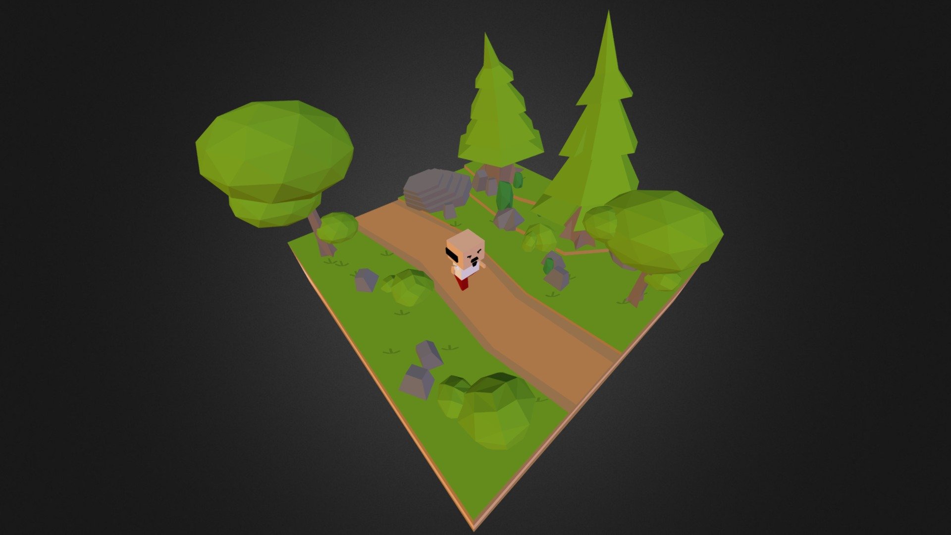 low poly 01 - 3D model by MinhQuan [0360672] - Sketchfab