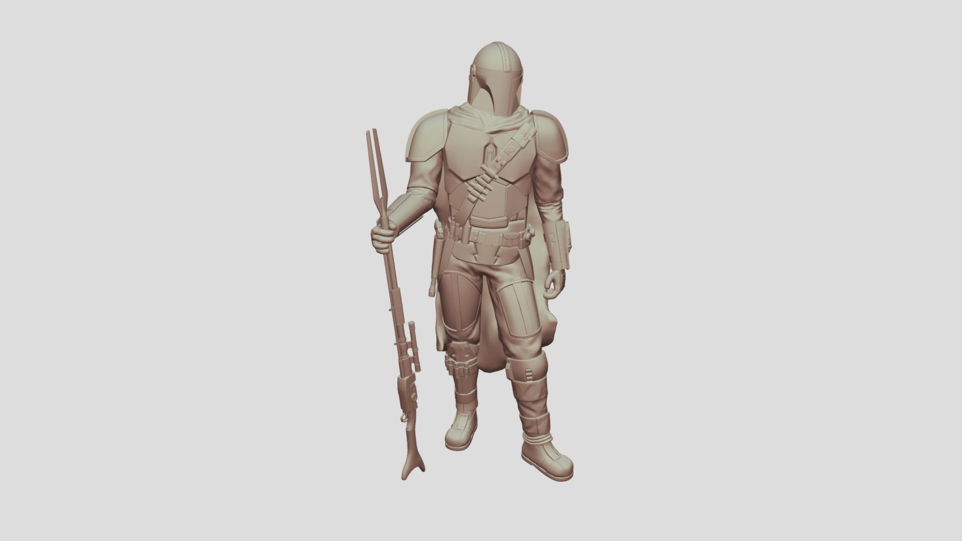 Mandalorian - 3D model by edulkeyt [03608fa] - Sketchfab