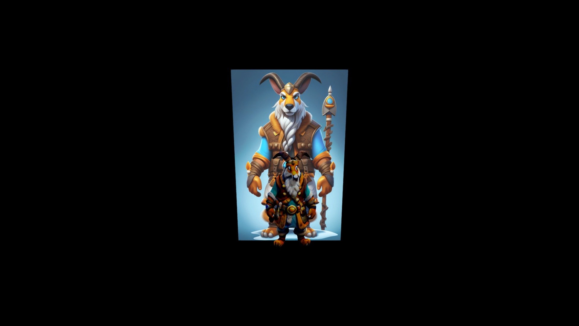 The Goat Man The Goat Man is a humanoid figu - Download Free 3D model ...