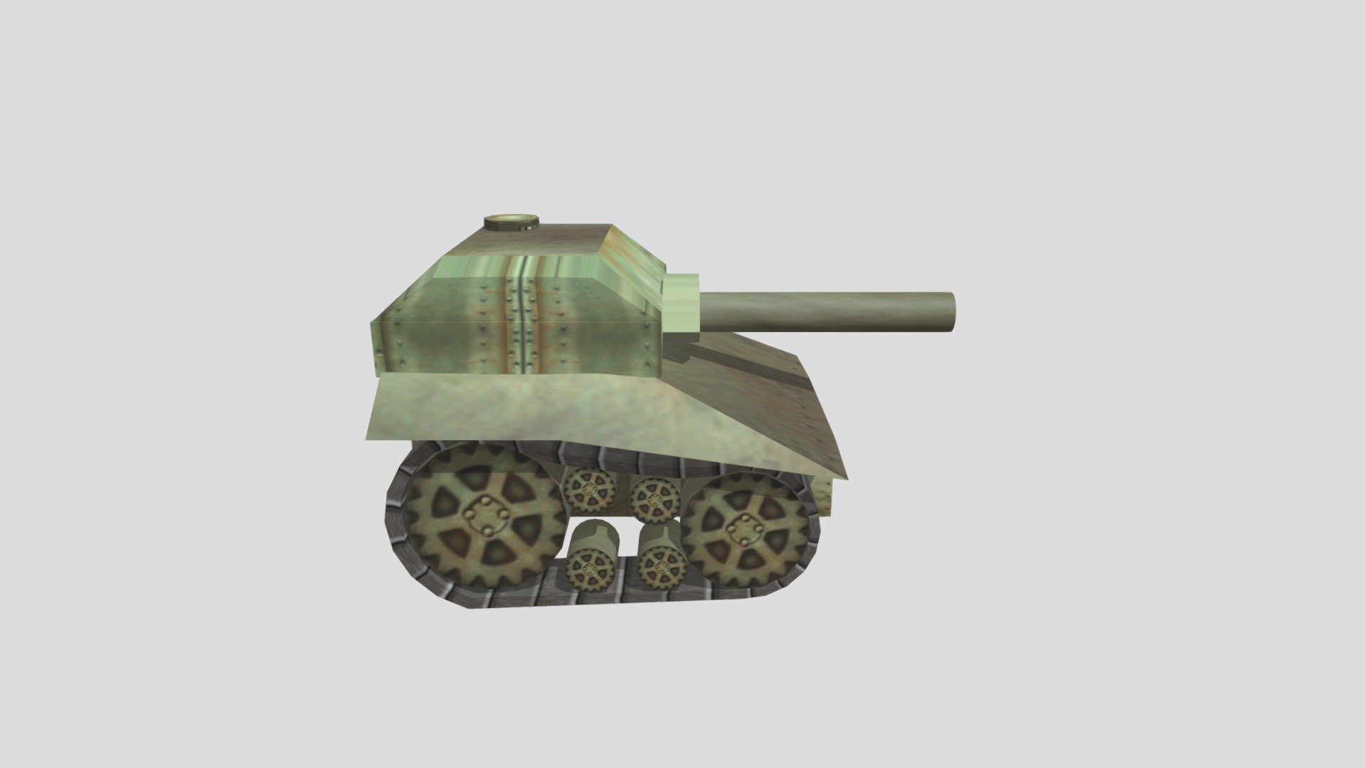 Low Poly Tank - 3D model by CamJones [0361018] - Sketchfab
