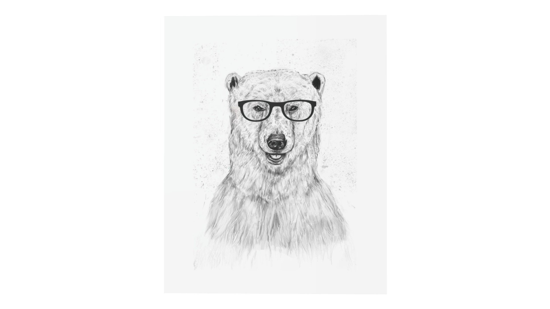 Geek Bear by Balazs Solti, 40 x 50cm - Download Free 3D model by MADE ...