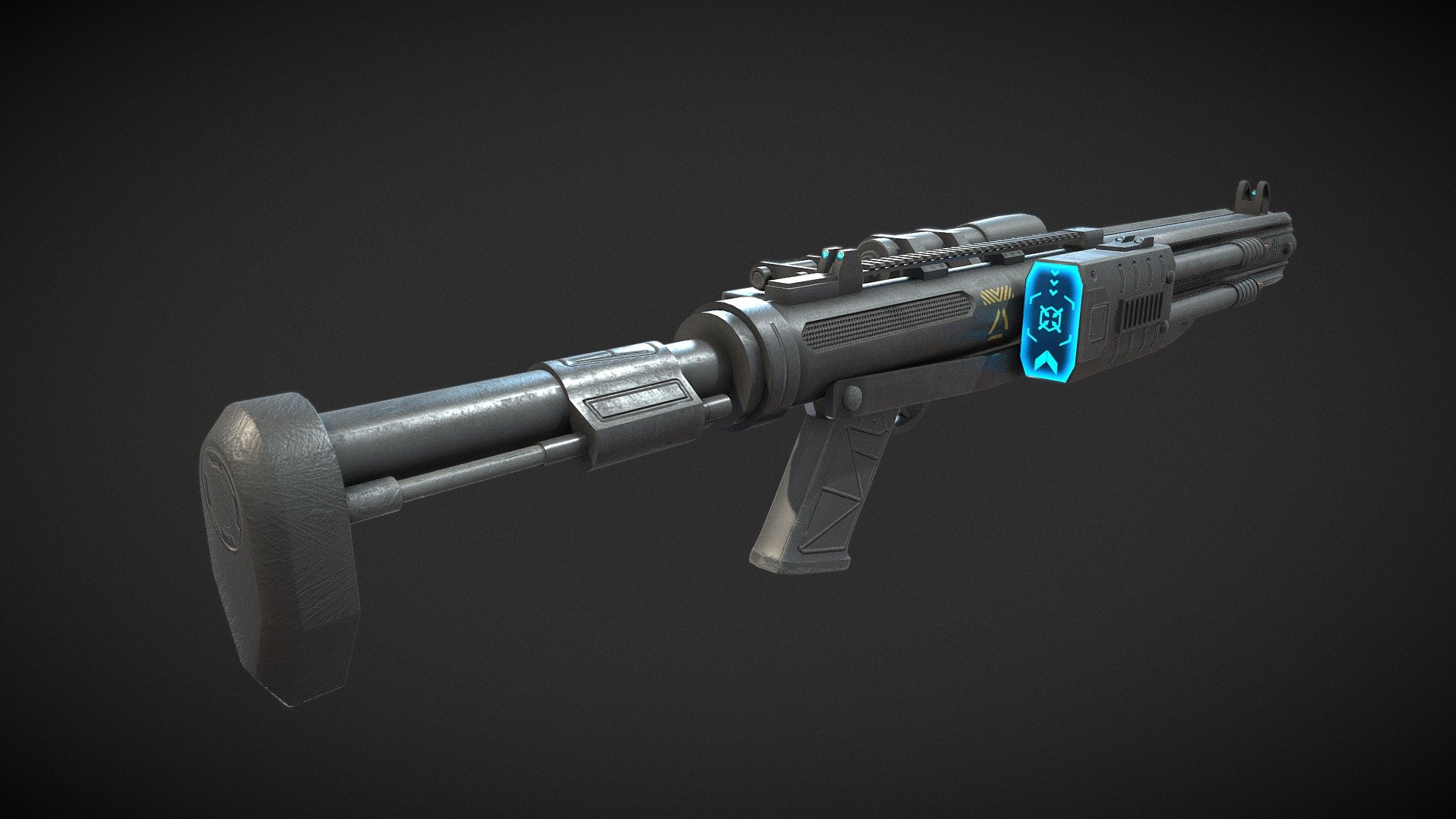 Sci-fi Blaster DX-33 - Buy Royalty Free 3D model by Outworld Studios ...