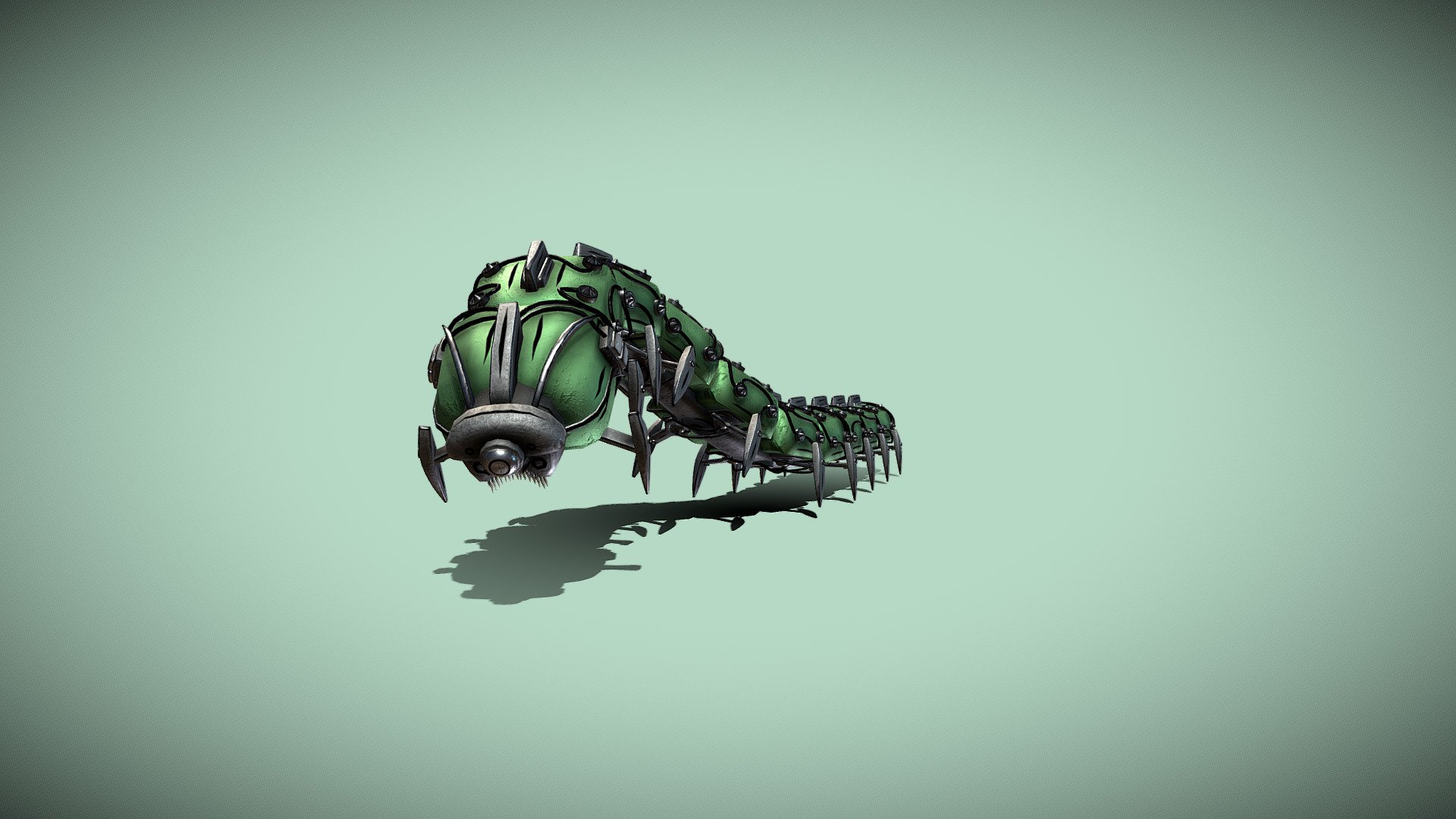 Mecha Millipede - Buy Royalty Free 3D model by Ed (@Ed3D.Blend) [03645ba] - Sketchfab Store