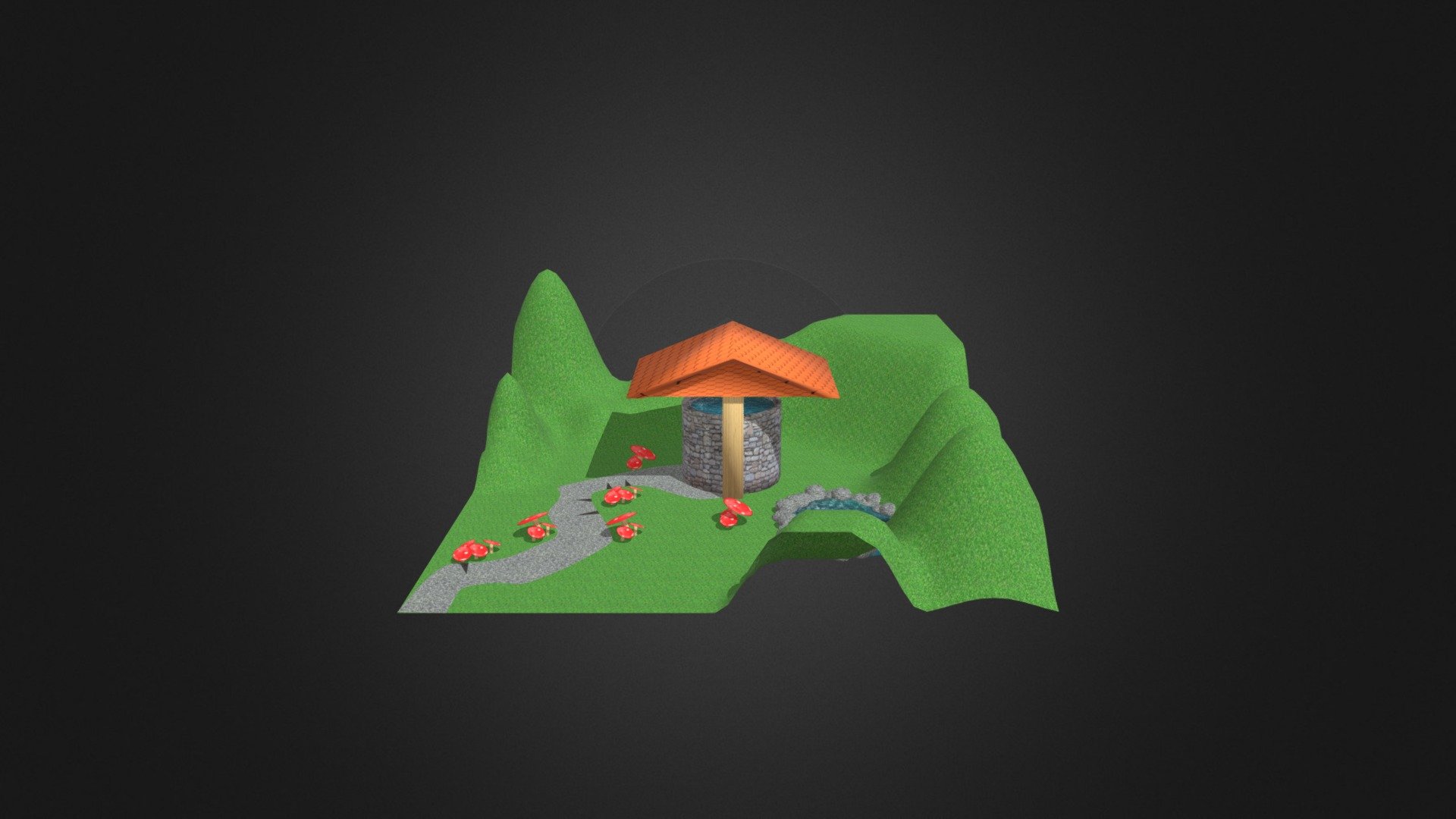 Well Pond - Download Free 3D model by scostain [0368427] - Sketchfab