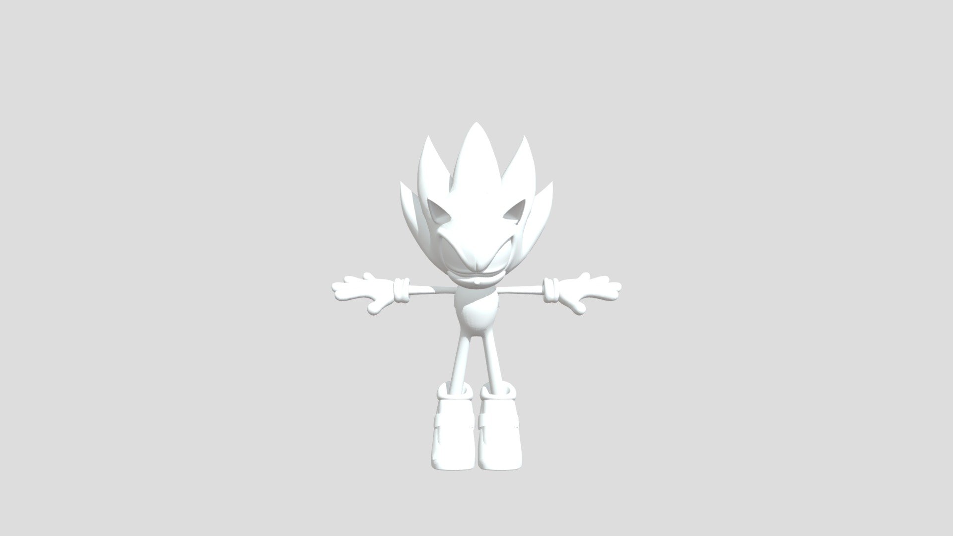 Forces Super Sonic Soap Shoes - Download Free 3D model by Toei Sonic ...