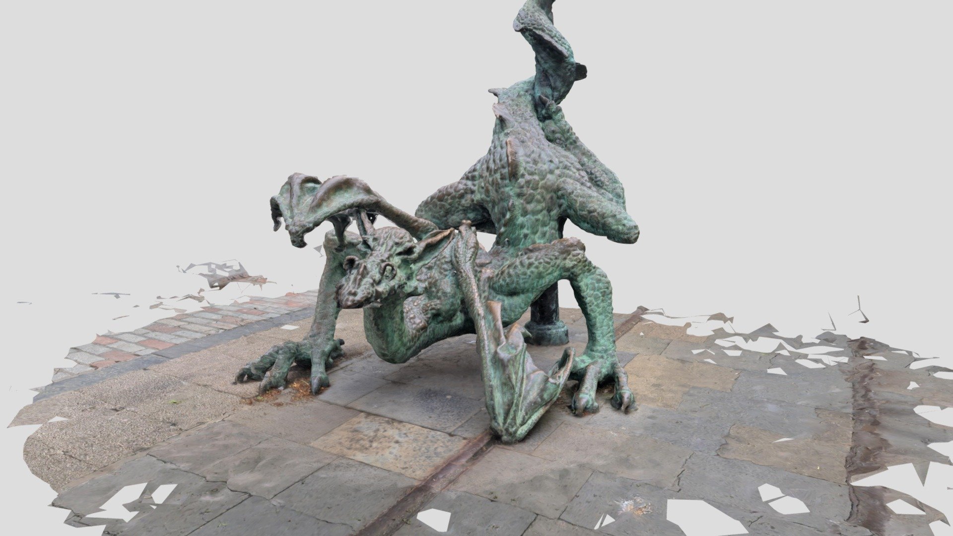 Legend of the Nine Maidens sculpture, Dundee - Download Free 3D model ...