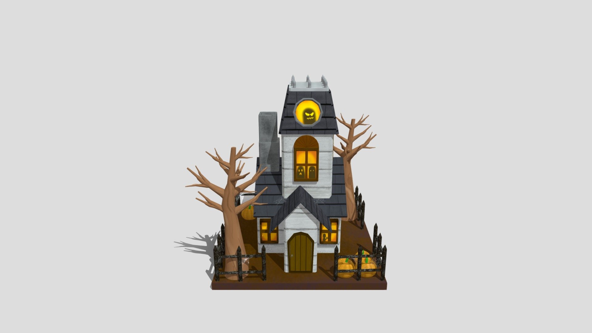 Halloween Old House - 3D model by keinyoong [03692da] - Sketchfab