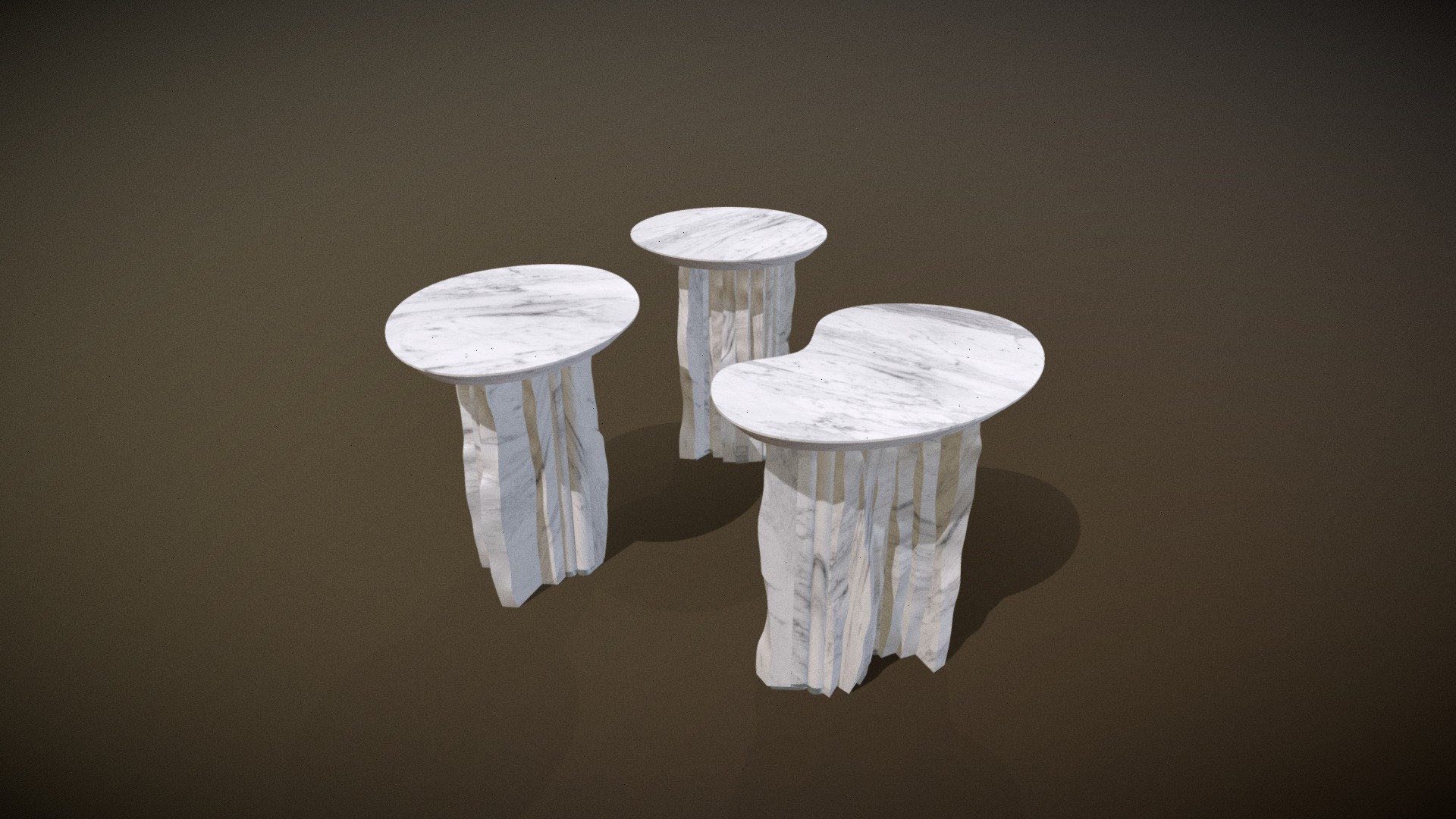 Layered-Stones-Tables - modular links - version5 - 3D model by ...