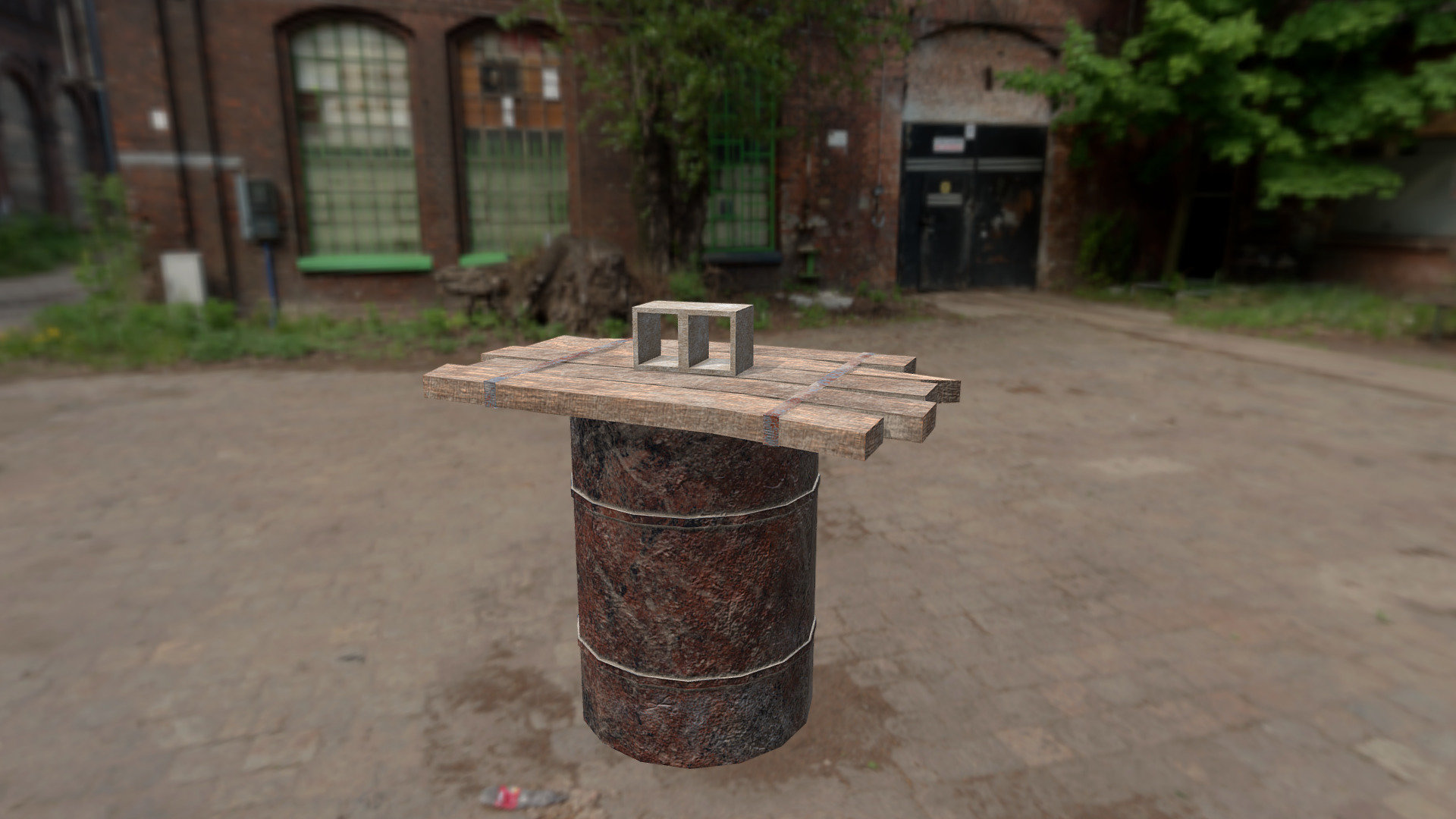 Improvised Table - 3D model by Escoly [036aef5] - Sketchfab