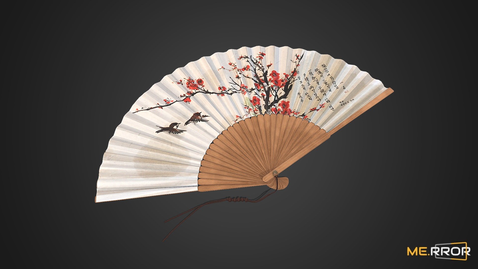 [Game-Ready] Korean Traditional Fan - Buy Royalty Free 3D model by ME ...