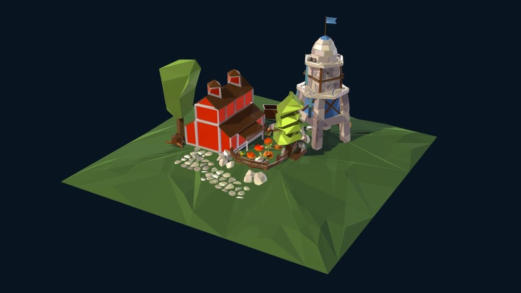 The Ancient Low Poly Place - 3D model by randomgamesofficial [036d88d ...