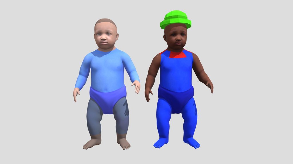 Babies - A 3D model collection by Johnthe3dModeler - Sketchfab