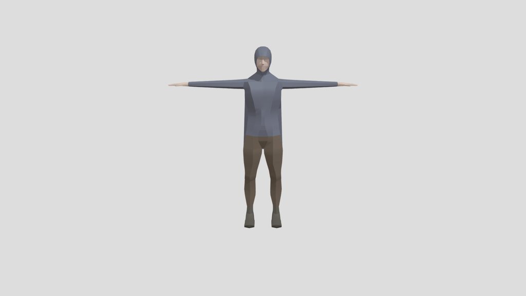 low poly dl - up to 4K tris - humanoid characters - A 3D model ...