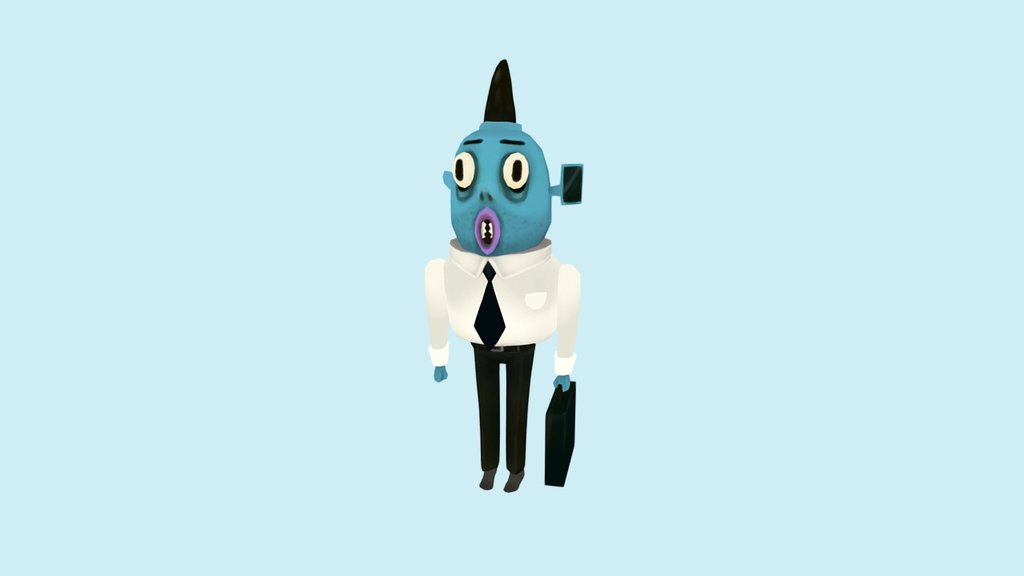 Future worker man - 3D model by hamsterspit [03728b9] - Sketchfab