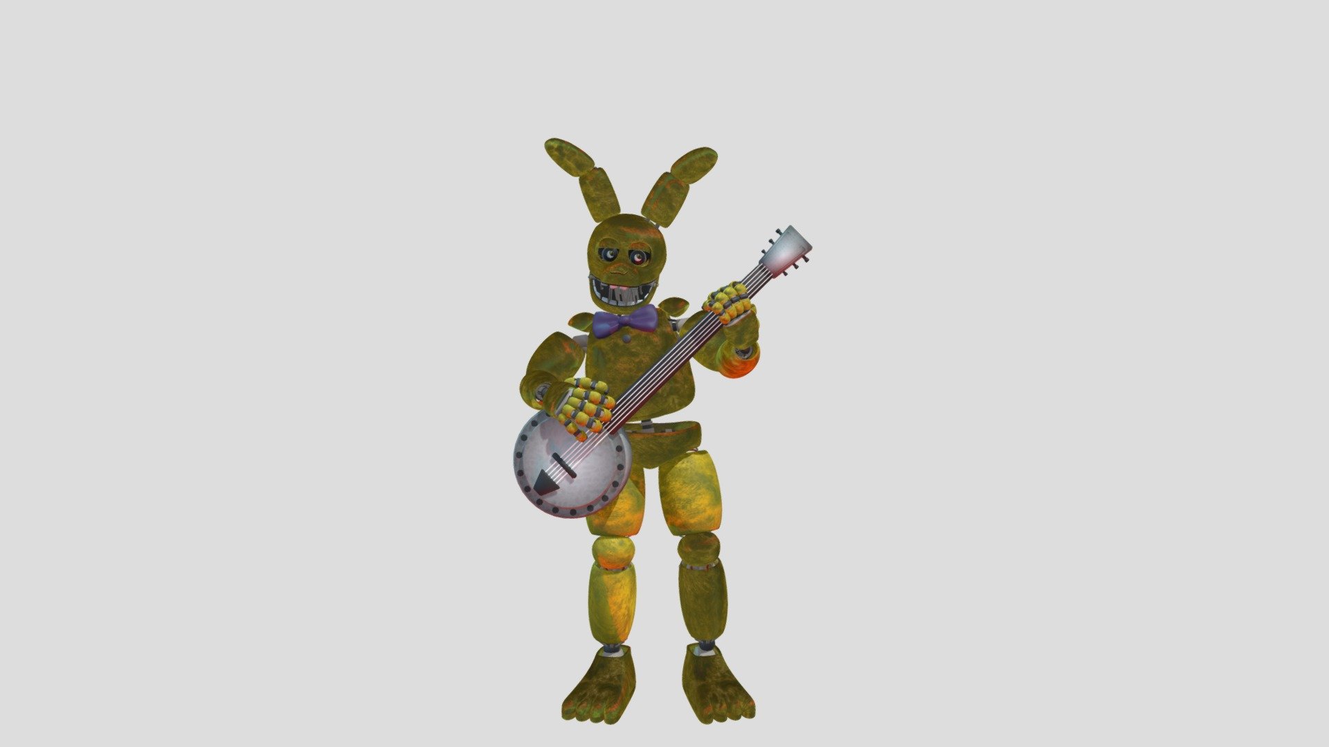 Spring Bonnie (Guitar With Bones) - Download Free 3D model by dwall8611 ...