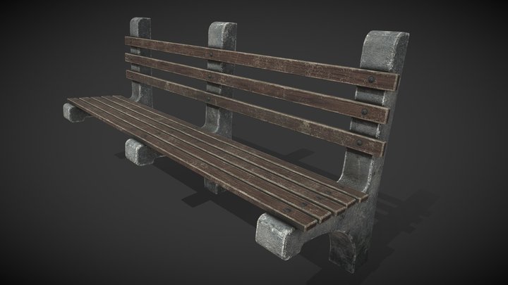 Bench 3D models - Sketchfab