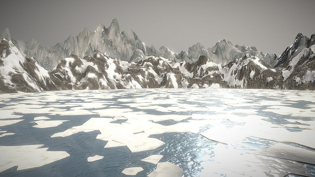Lac Gelé - 3D model by florian.27930 [0377a62] - Sketchfab